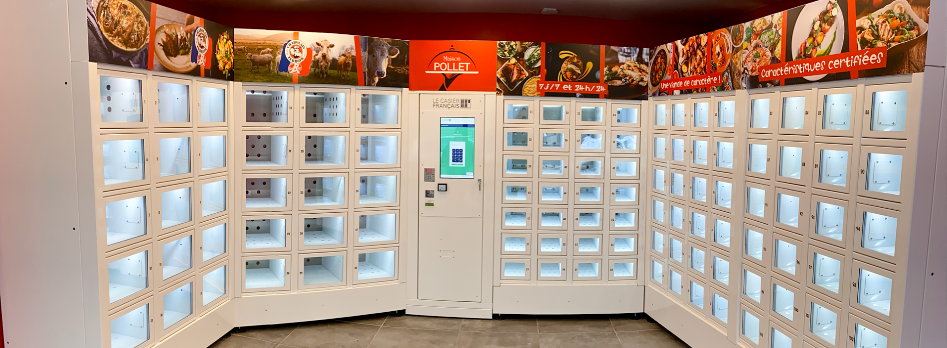 Fabricant de distributeur automatique alimentaire (fruits, légumes et ...